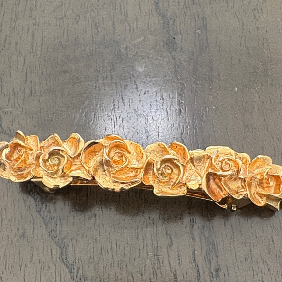 Kirks Folly | Accessories | Kirks Folly Gold Rose Hair Clip | Poshmark